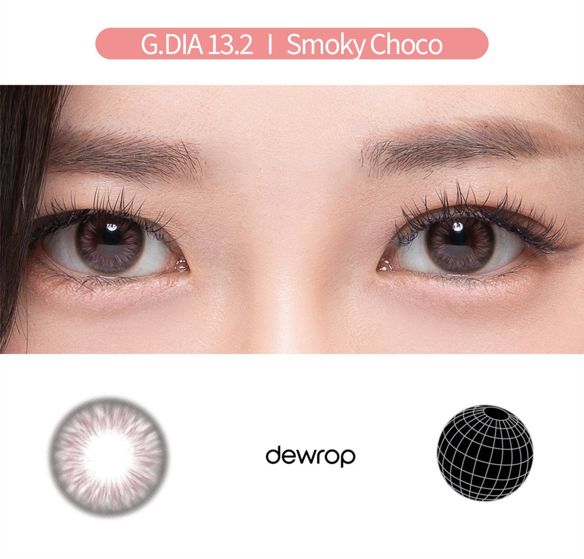 LENIKA SMOKY CHOCO / 1MONTH, 2PCS – Dewrop
